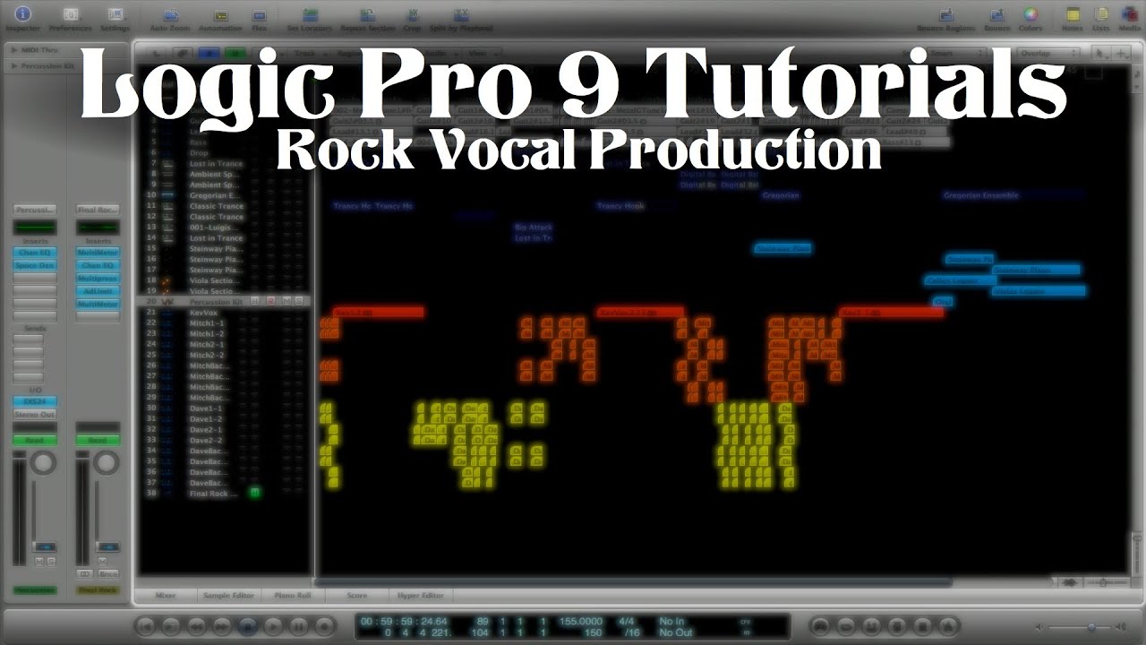 Logic Pro 9 Tutorial - Rock Vocal Production