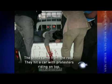 Shots Fired at Iranian Protesters