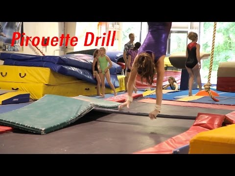pirouette on Tramp Bar – Gymnastics Coaching.com