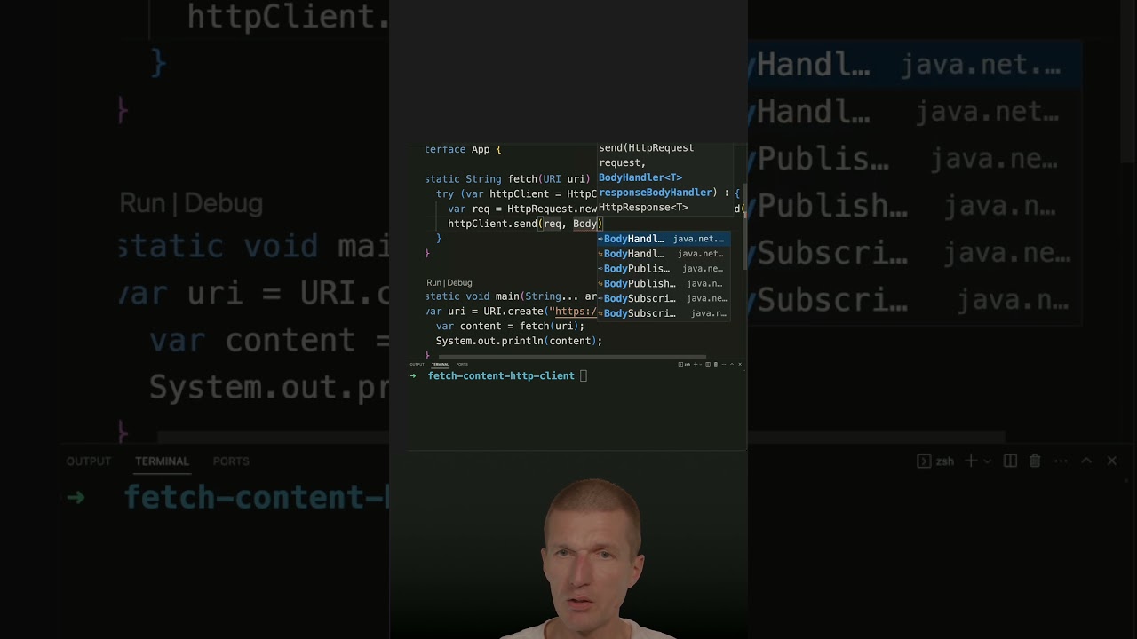 How To Fetch Content as String with the HttpClient #java #shorts #coding #airhacks