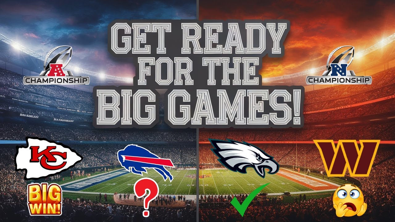 2025 AFC, NFC Championship Games NFL Score Predictions, Odds, Picks