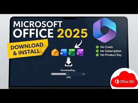 🔥Official Microsoft Office 2025 365 ✅ Download & Install No Crack, No Subscription, No Key