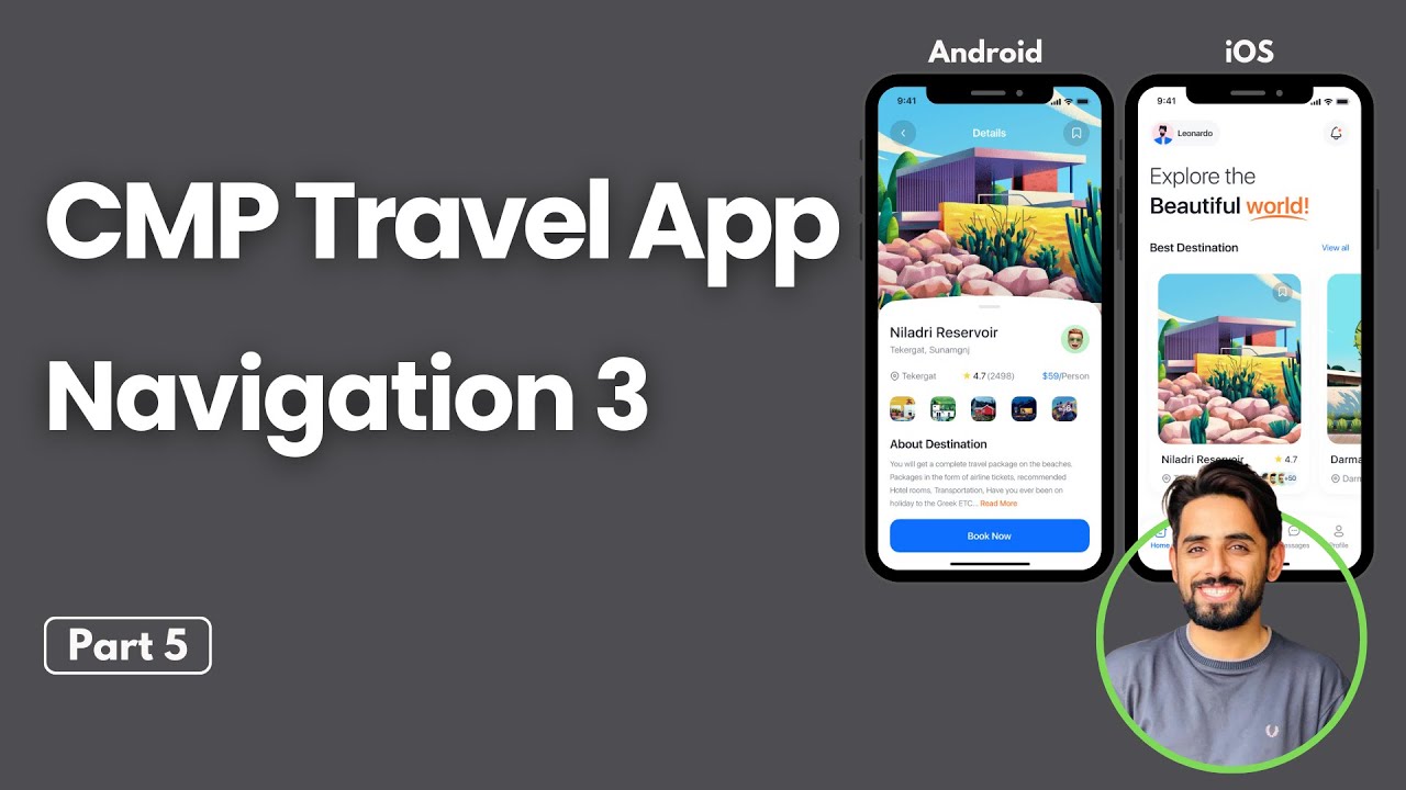 Navigation 3 in Compose Multiplatform — Type-Safe Routing for Android & iOS