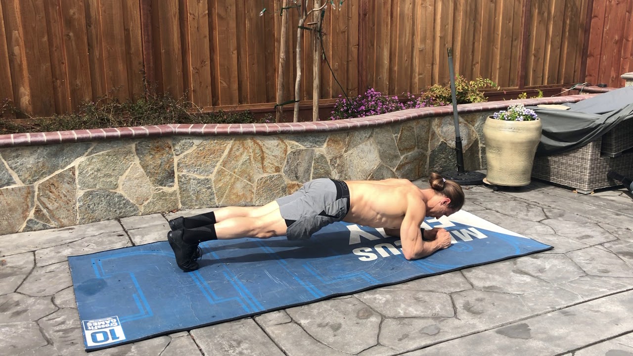 Scapular Push Ups on Elbows