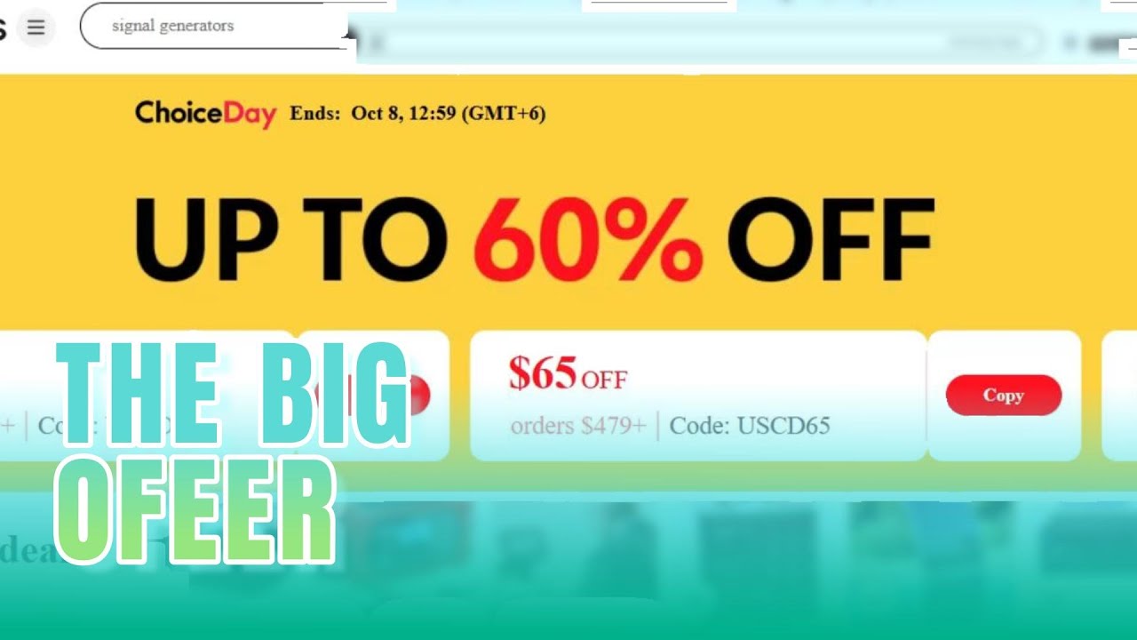 AliExpress Choice Day 2025 – Huge October Deals & Official USA Promo Codes!