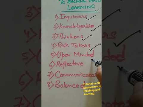 #KSUOFFICIAL# IB approaches to teaching and learning.