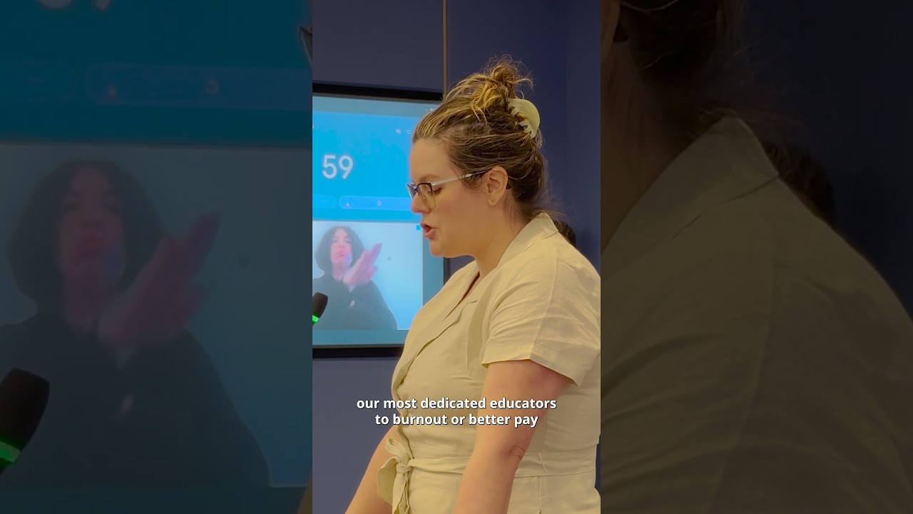 CTU Field Rep Eden McCauslin at CPS BOE March 14, 2025