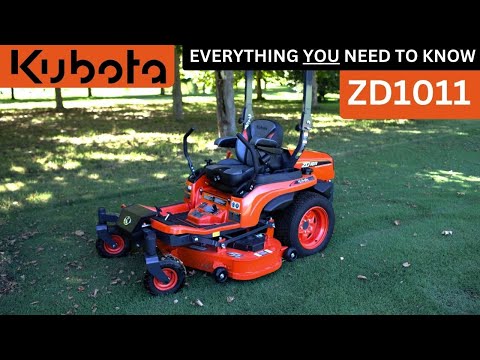 Kubota ZD1011 Zero Turn Mower - Kubota's SMALLEST diesel mower #kubota #zeroturnmower