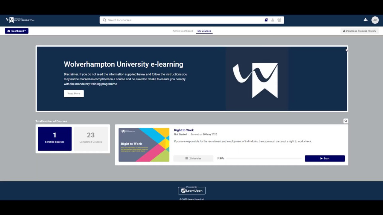 eLearning portal how to