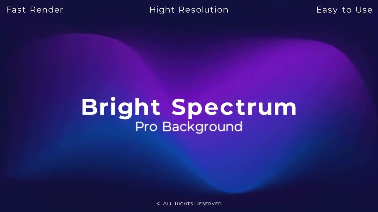 Premium Gradient Backgrounds - Elements | After Effect Template