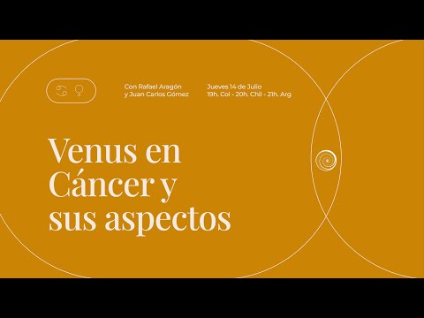 Venus en Cáncer y sus aspectos Escuela de Astrología Psicológica Juan ...