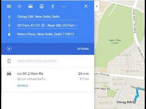 How to add multiple destinations on Google Maps for Android