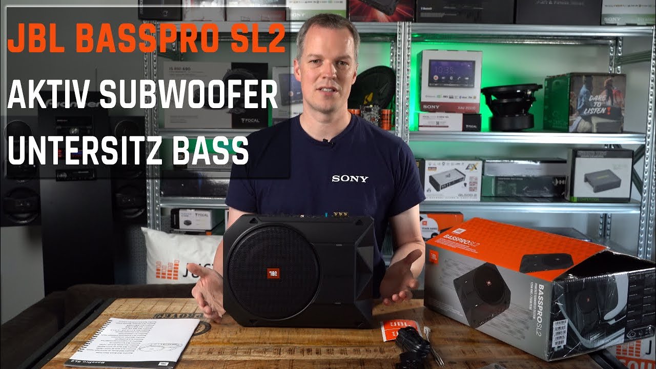 JBL Bass Pro SL2 | Aktiv-Subwoofer / Untersitz Bass, 237,95