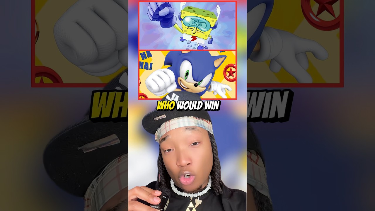 Could Sonic beat SpongeBob SquarePants