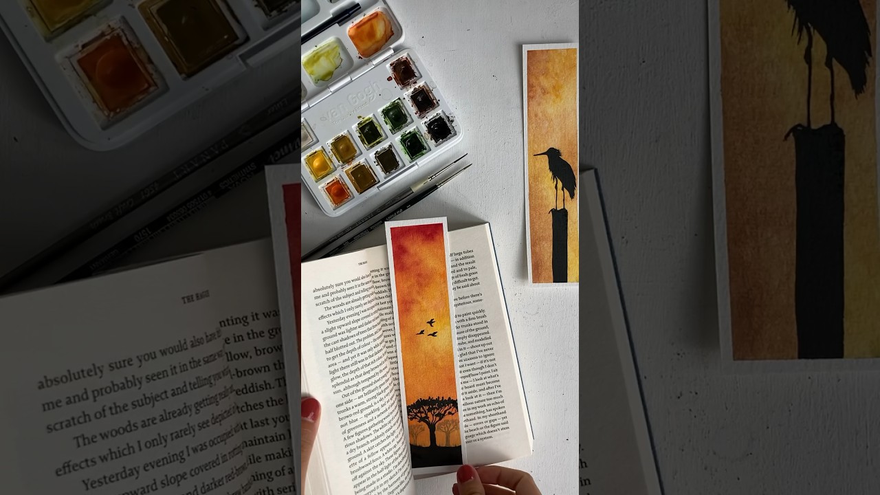 30% off on all hand painted bookmarks 📚 link in bio #booktube #readersofyoutube #bookreaders #books