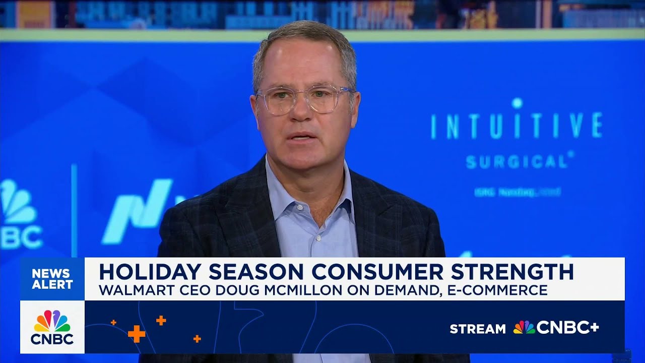 Walmart CEO Doug McMillon on the consumer: There's pressure on lower-income households