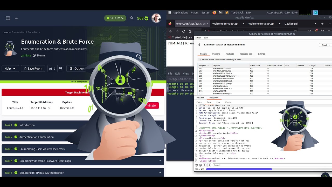 TryHackMe Enumeration & Brute Force Full Walkthrough