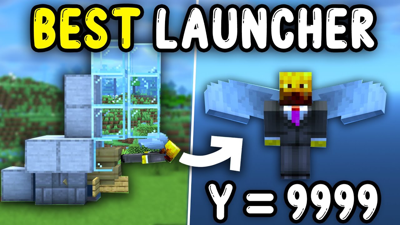 Best ELYTRA LAUNCHER Minecraft 1.21+