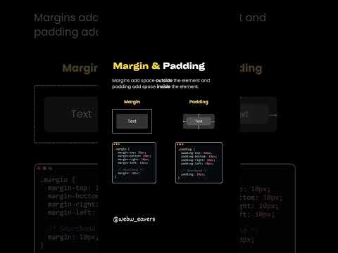 Margin vs Padding in CSS — Know the Difference! 💡📦