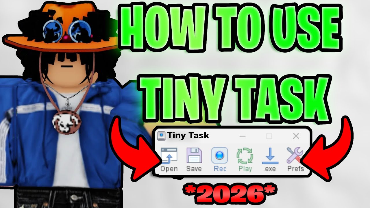 How To AFK Any Roblox Game Using TinyTask (TinyTask Tutorial)