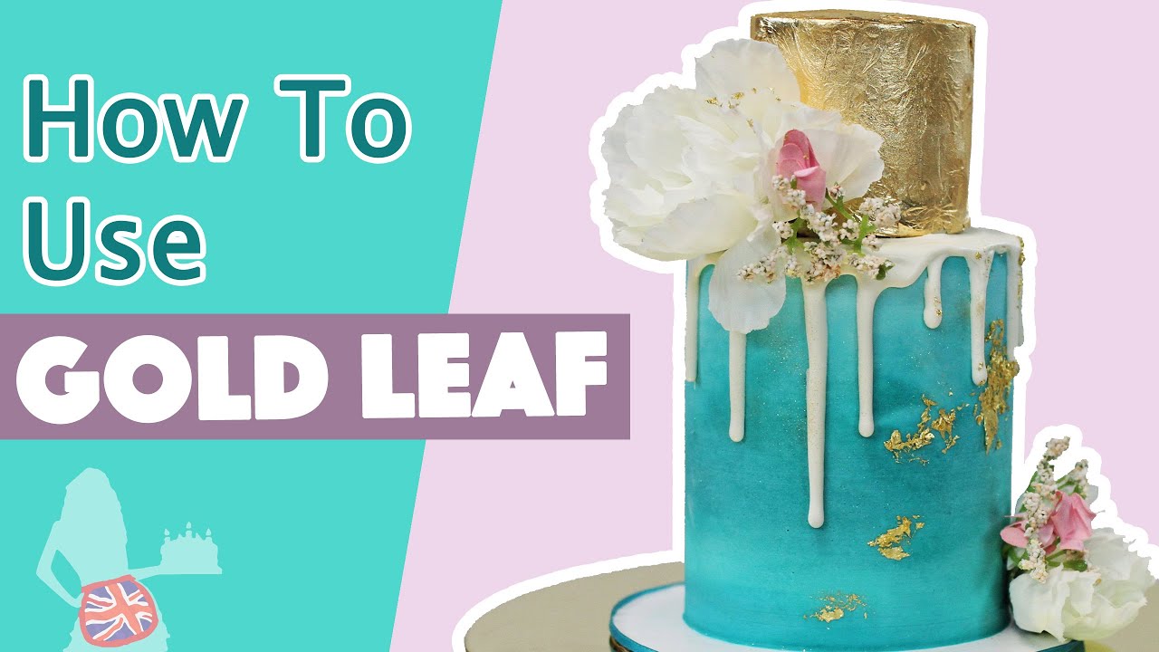 How To Use Gold Leaf On Cakes