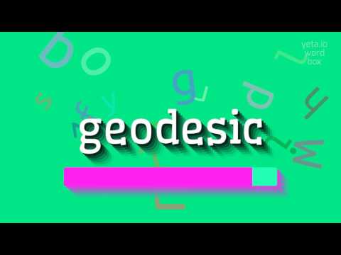 How to say "geodesic"! (High Quality Voices)