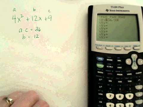 Finding Factoring Table using Calculator