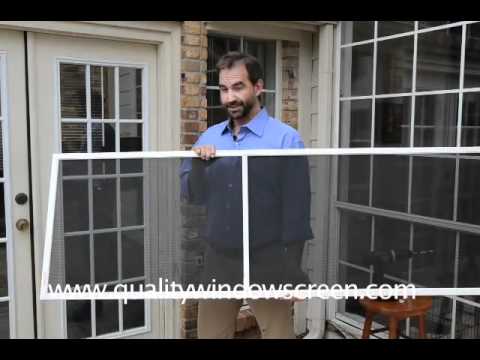 How To Measure and Install Window and Solar Screen Casement Turn Clips