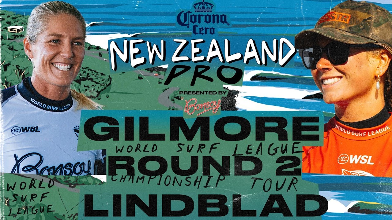 Sawyer Lindblad vs Stephanie Gilmore I Corona Cero New Zealand Pro - Round 2