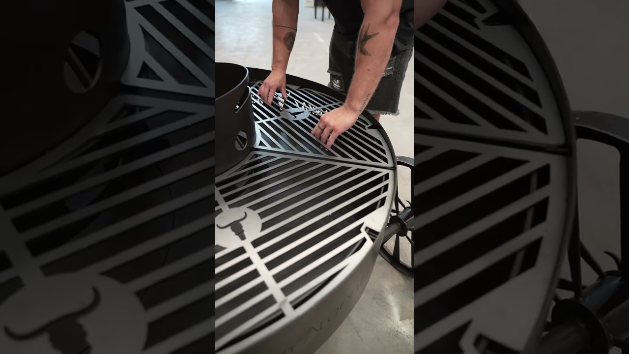 MONSTER FIRE STOCKER  in detail ⚡️ #grill #grills #bbq #grilling #shorts