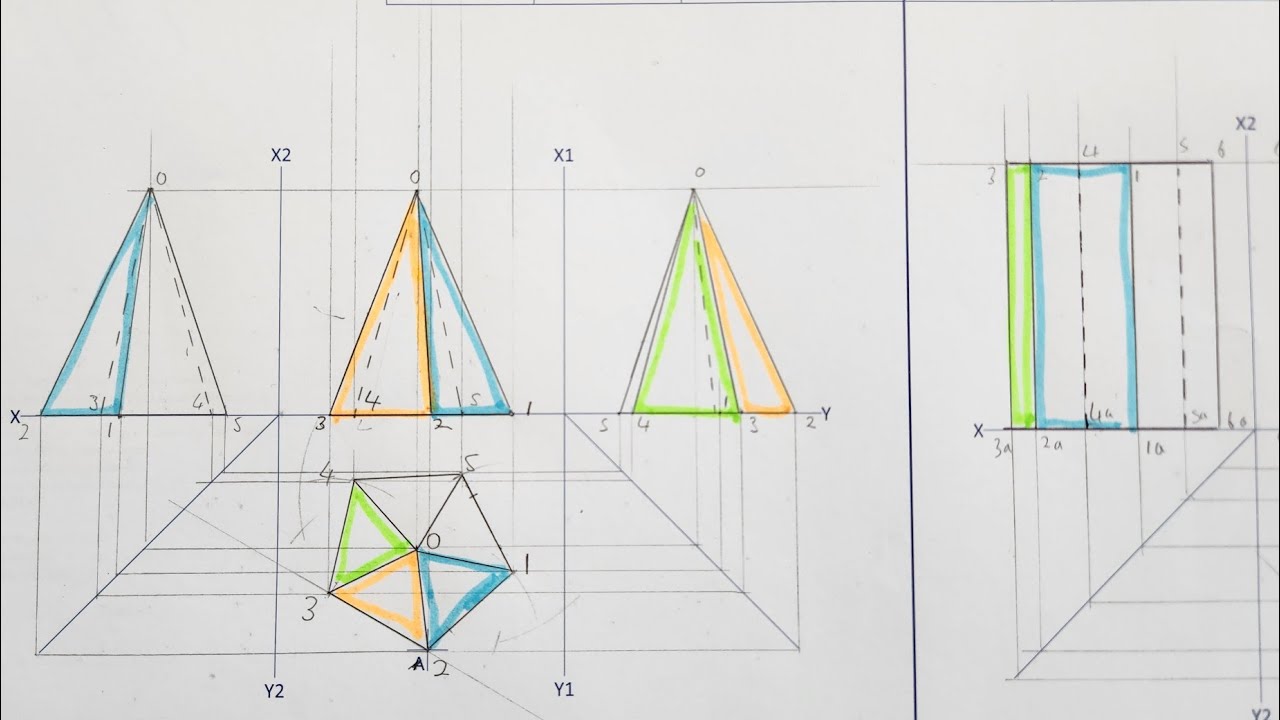 Solid Geometry Explained - Pentagonal Pyramid - HSE | Page 8-6 | Grade 10