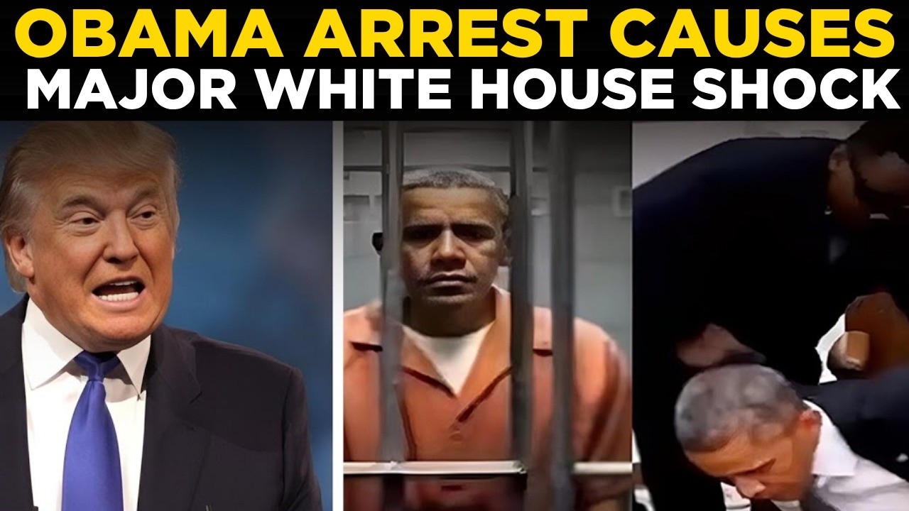 US News LIVE: Barack Obama Arrest Sparks Outrage, White House and Trump Respond | TRUMP