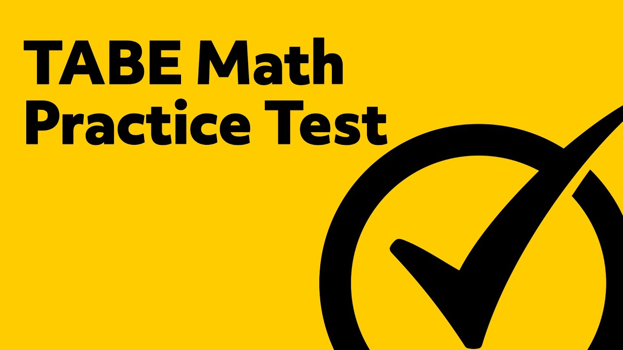 Free TABE Math Practice Test