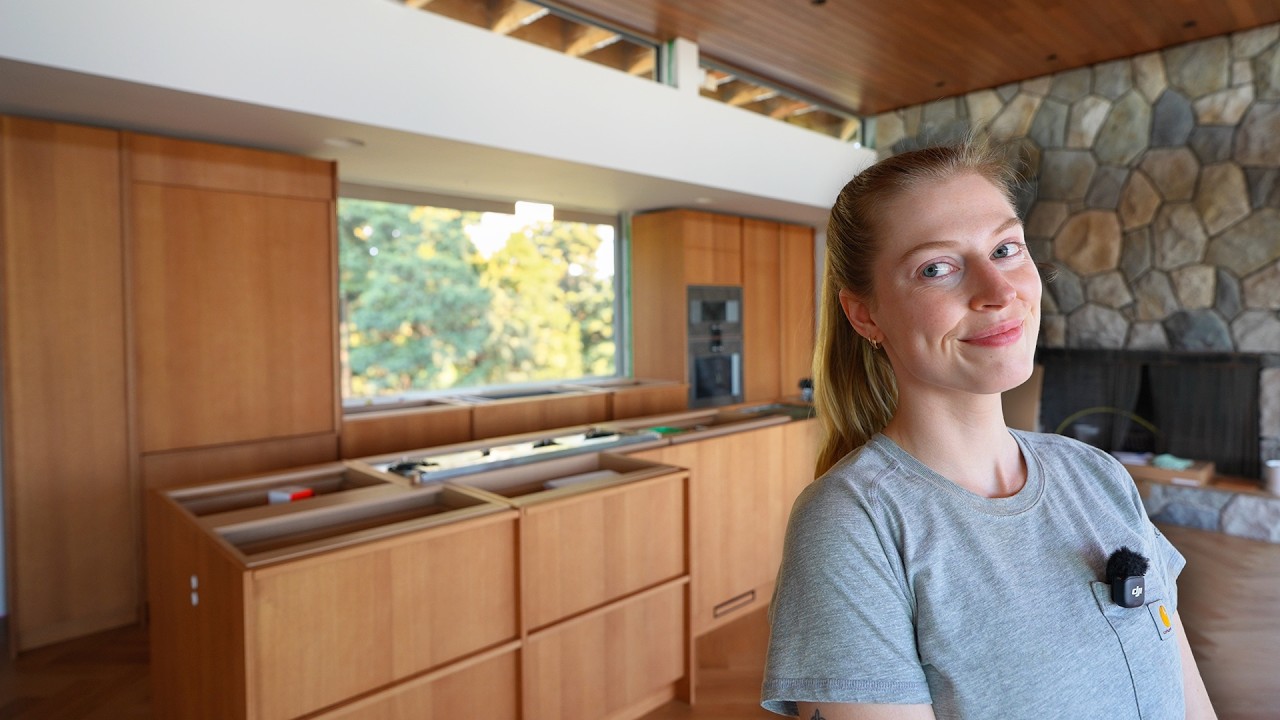 we finished building the kitchen!! (ep.114)