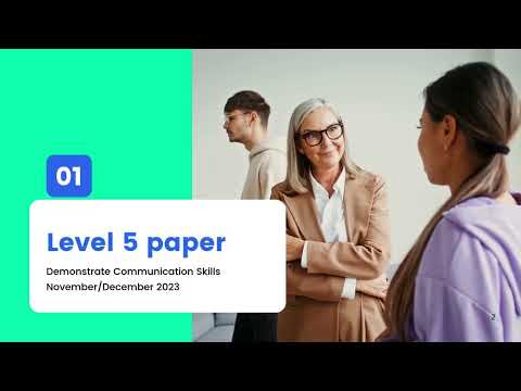 Demonstrate Communication Skills Level 5 CDACC TVET