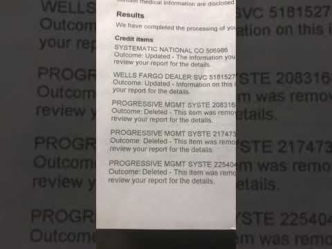 609 Dispute Letters
