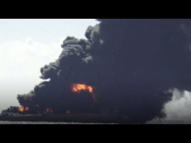 Sanchi oil tanker environmental disaster, East China Sea: Consequences ...