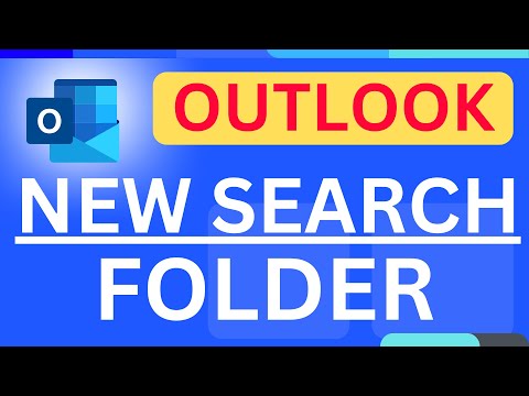 Outlook - New Search Folder, [Amazing Approach to Filter]