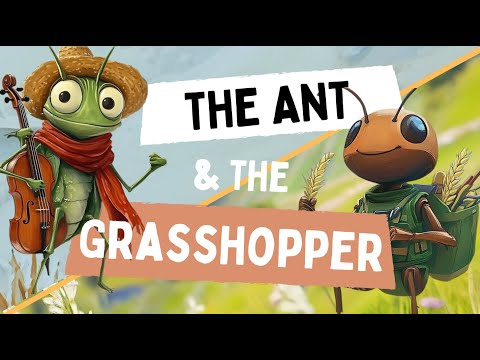 Hard work & Planning for future |The Ant and the Grasshopper | Rhyming kids story | Be responsible