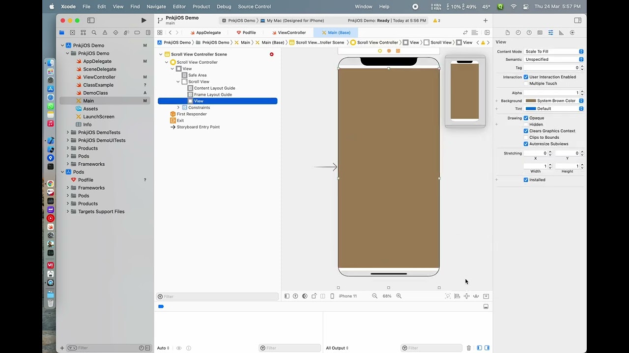 UIScrollView Scroll. How to work with scroll view iOS.