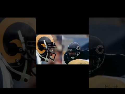 Eric Dickerson Rams versus Mike Singletary Bears 😲 #shorts #nfl #football
