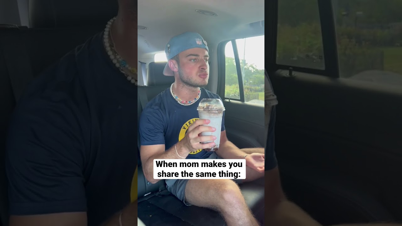 WHEN MOM MAKES YOU SHARE THE SAME THING 😂 - #shorts