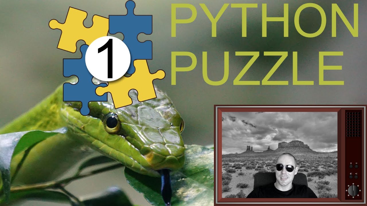 Learn Python Puzzle #1 (Beginner)