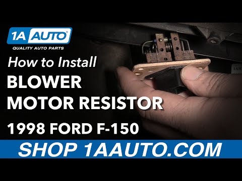 How to Replace Blower Motor Resistor 97-03 Ford F-150