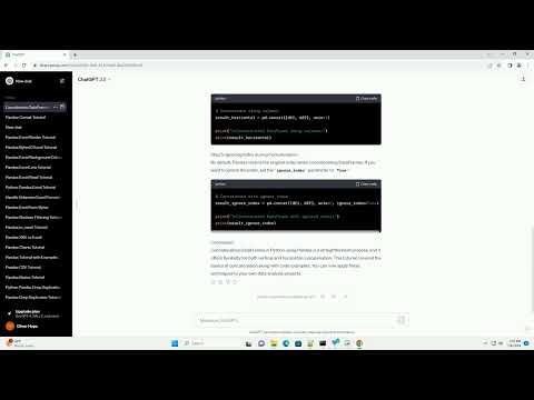 python pandas concatenate dataframes