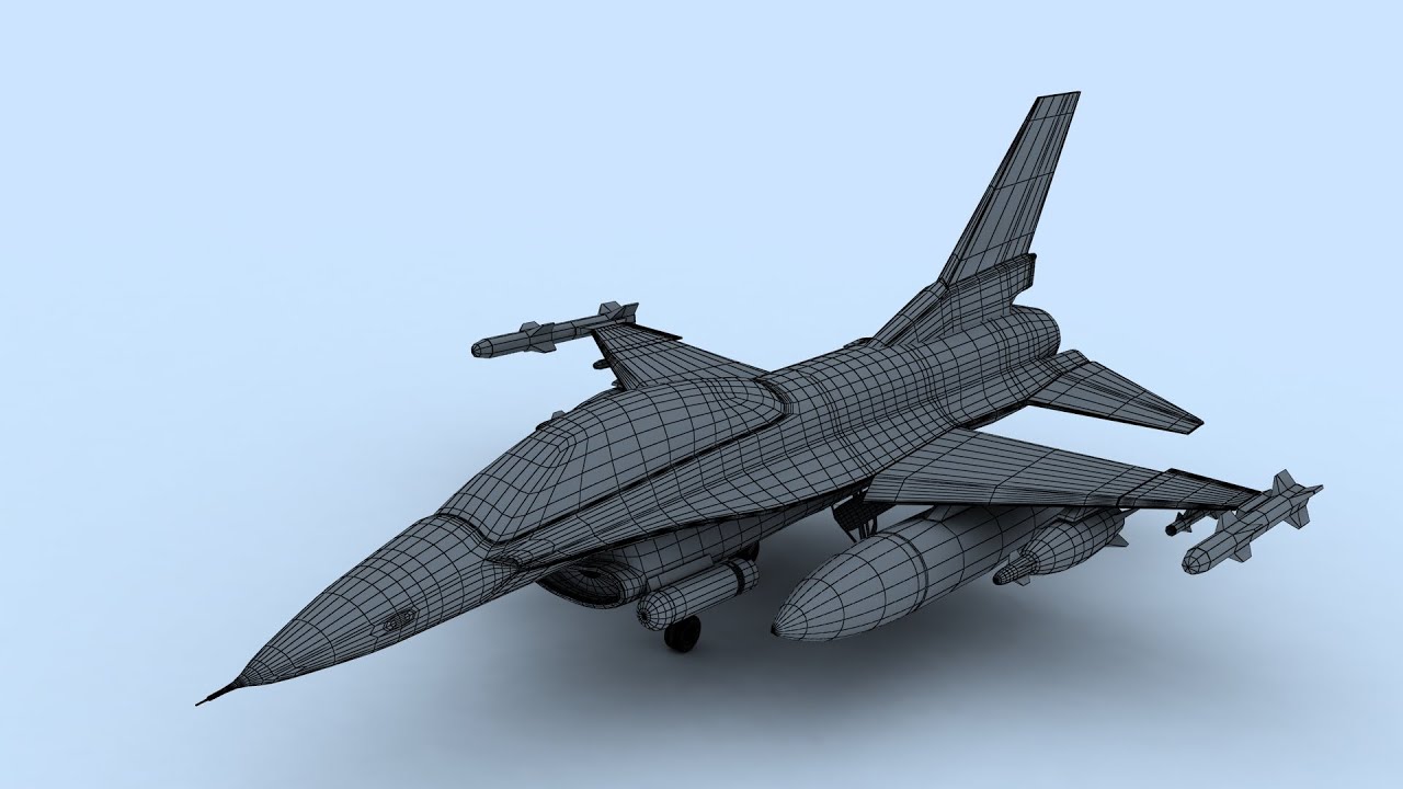 Fighter plane Modeling in 3ds max Part 1