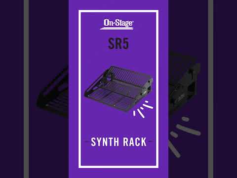 On-Stage SR5 Synth Rack, Keeps your mini synthesizers, | Reverb