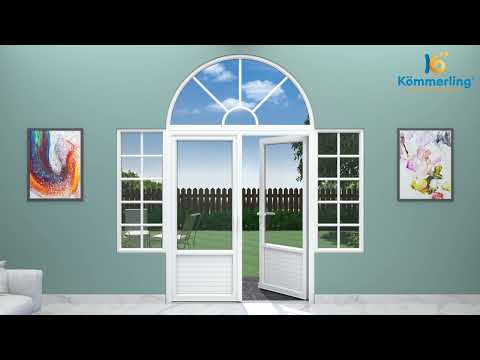 UPVC Window - Kommerling White UPVC Casement Windows from Lucknow