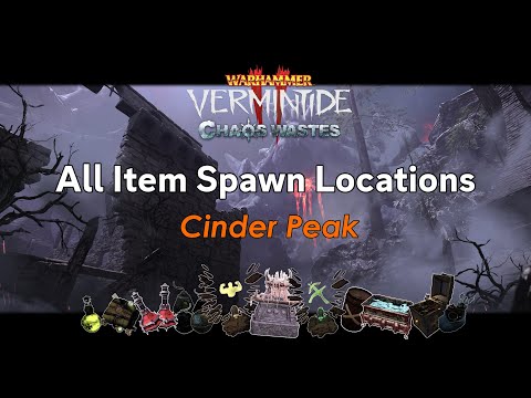 Vermintide 2 - All Item Spawn Locations - Cinder Peak