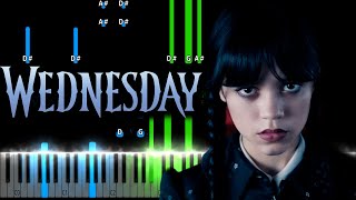 Danny Elfman - Wednesday Main Titles by Piano Go Life Notenblatt